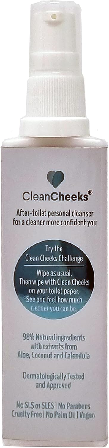 50ml Clean Cheeks After Toilet Cleansing Lotion. 98% Natural ...