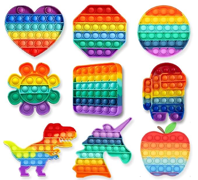 Buy Poppet Pop It Toy for Kids Fidget Popping Sounds Toy, Sensory Toy ...