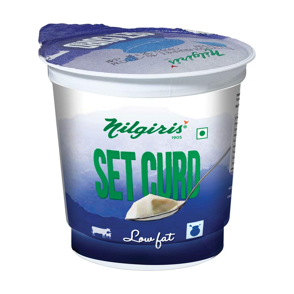 Nilgiris Set Curd - Low Fat, 400 g : Amazon.in: Grocery & Gourmet Foods