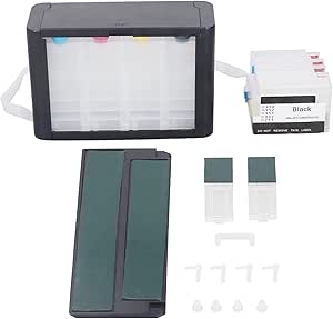 4 Color Continuous Ink Supply Cartridge with Permanent Chip No Leakage ...