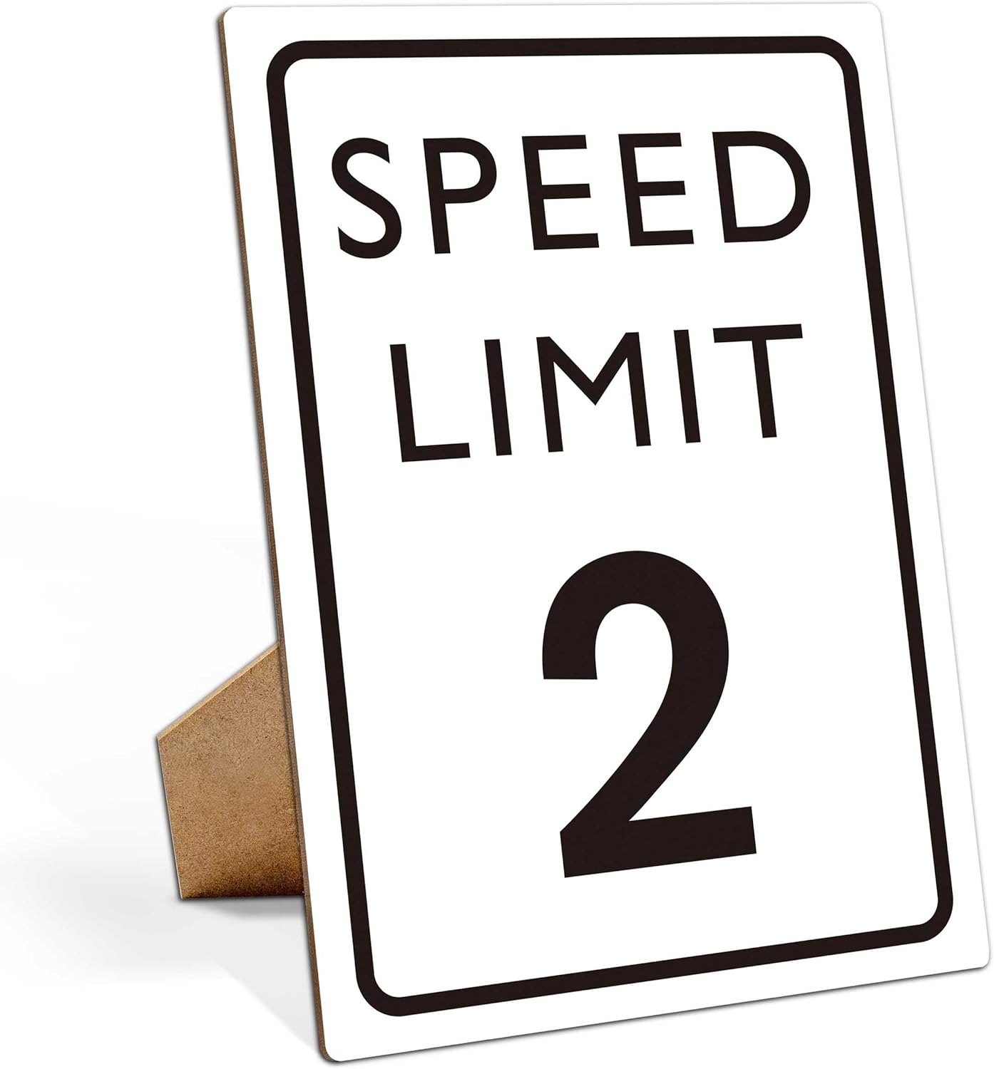 Amazon.com: Race Car Birthday Decor, Speed Limit Sign, Fast Two ...