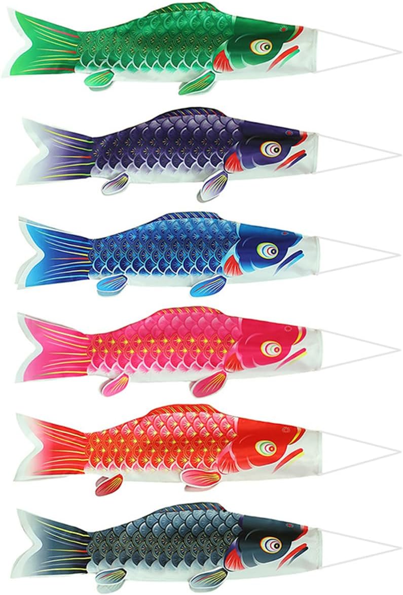 Amazon | Lanito 鯉のぼり こいのぼり ベランダ 室内 屋外 お庭 6色セット ベランダ用 こどもの日 鯉幟 ミニこいのぼり 初節句 庭園 飾り お祝い 五月五日 子供の日 端午 ...