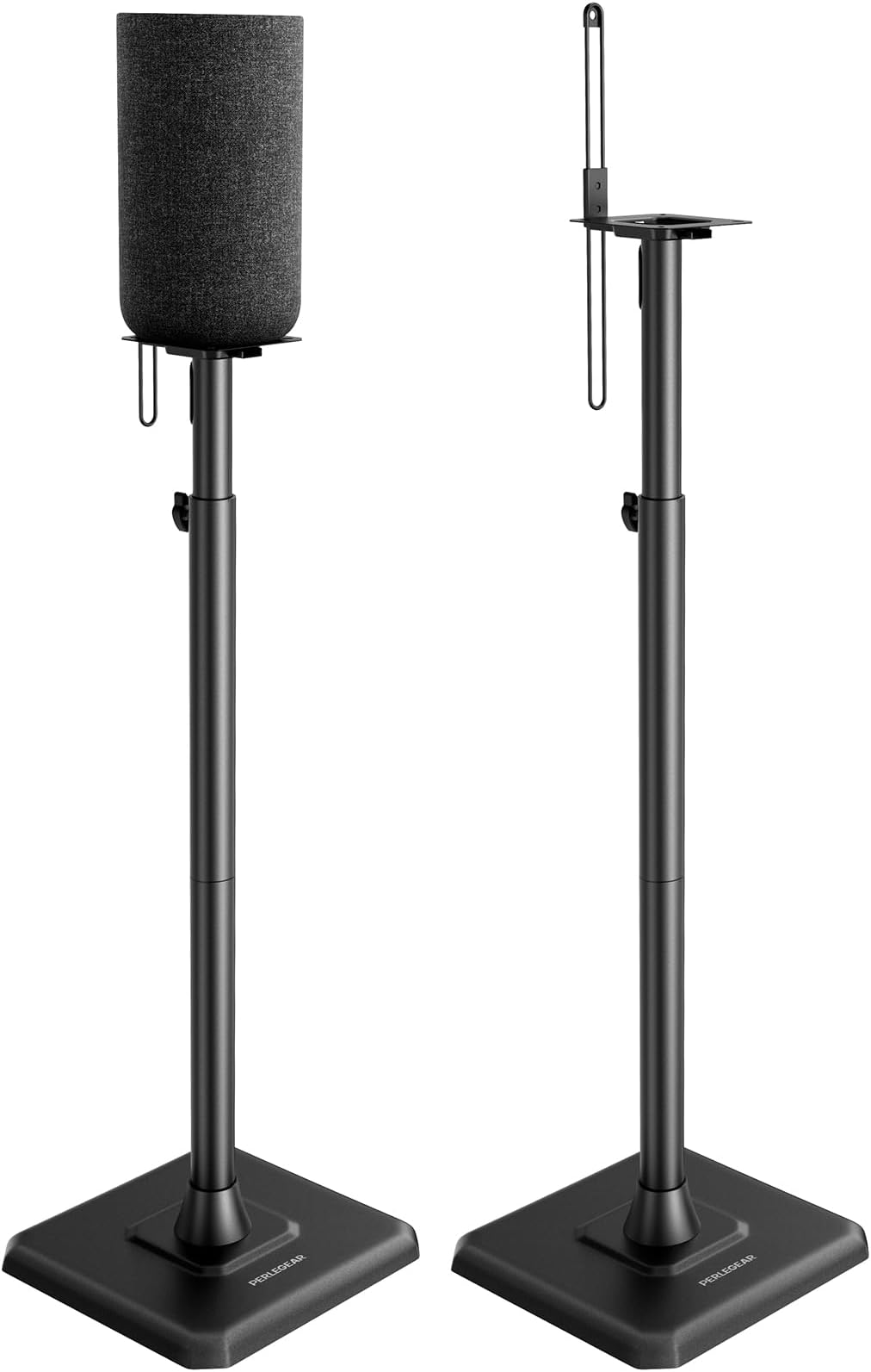 Amazon.com: Perlegear Speaker Stands Pair, 33-42 Inch Height Adjustable ...