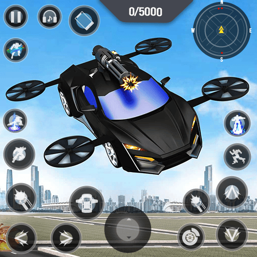 Flying Car Robot Shooting Game - App on Amazon Appstore