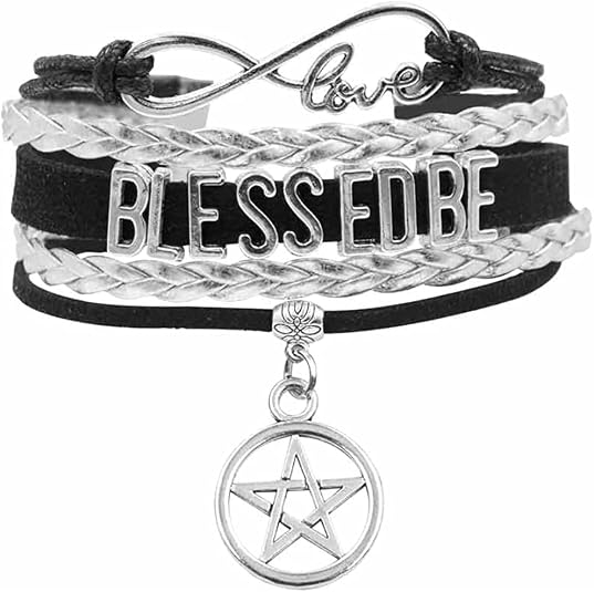 Amazon.com: YWMAN Blessed Be Bracelet - Multi layer Pentagram Star ...