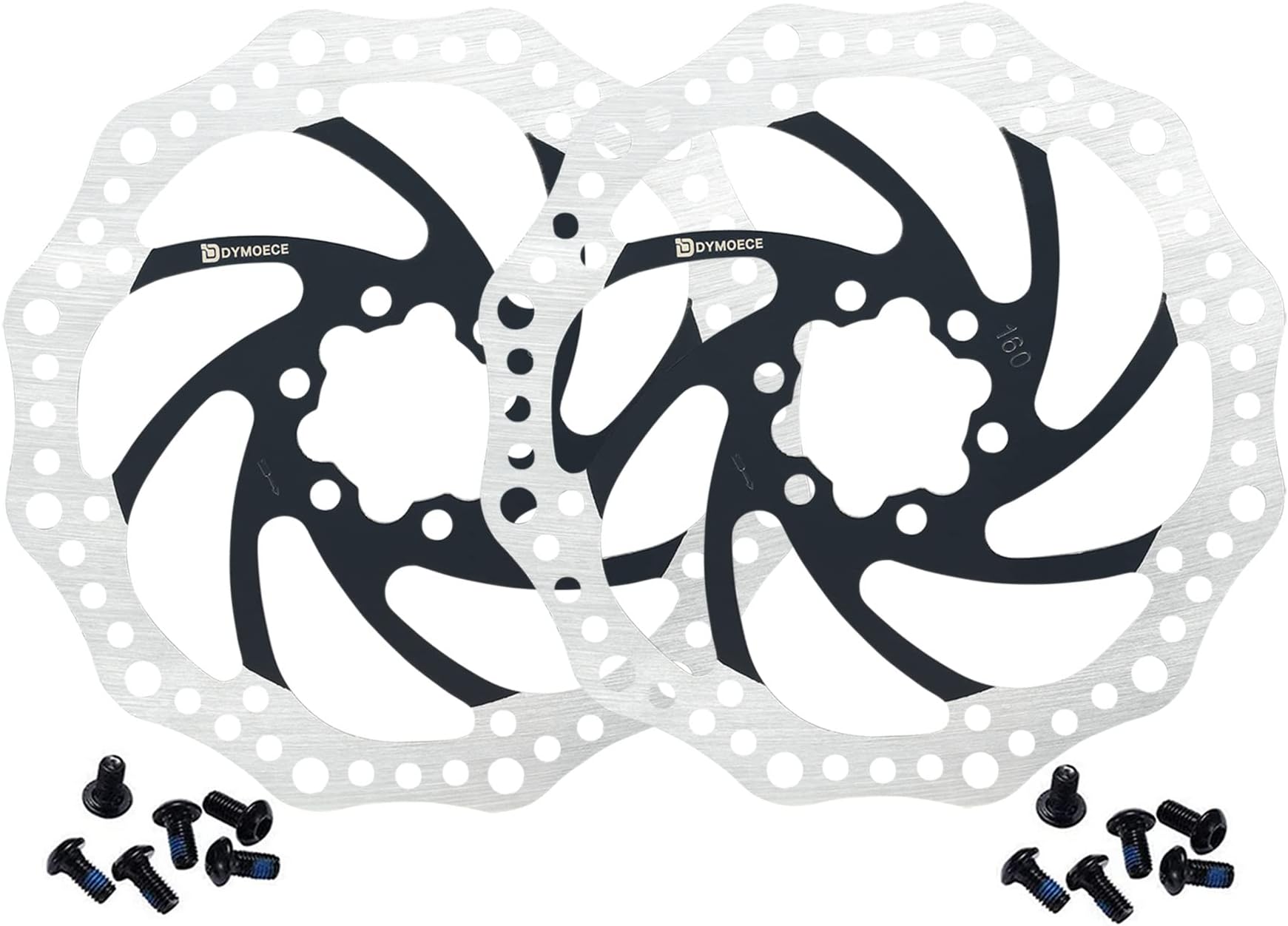 Amazon.com: D Dymoece 2 Pcs Bike Disc Brake Rotors with 12 Bolts 140mm ...