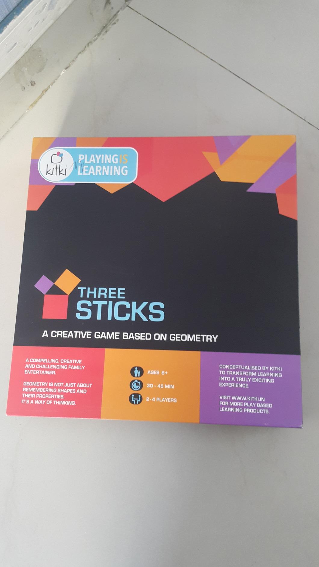 Kitki Three Sticks Expansion Educational Math Game/Toy to Be Used with ...