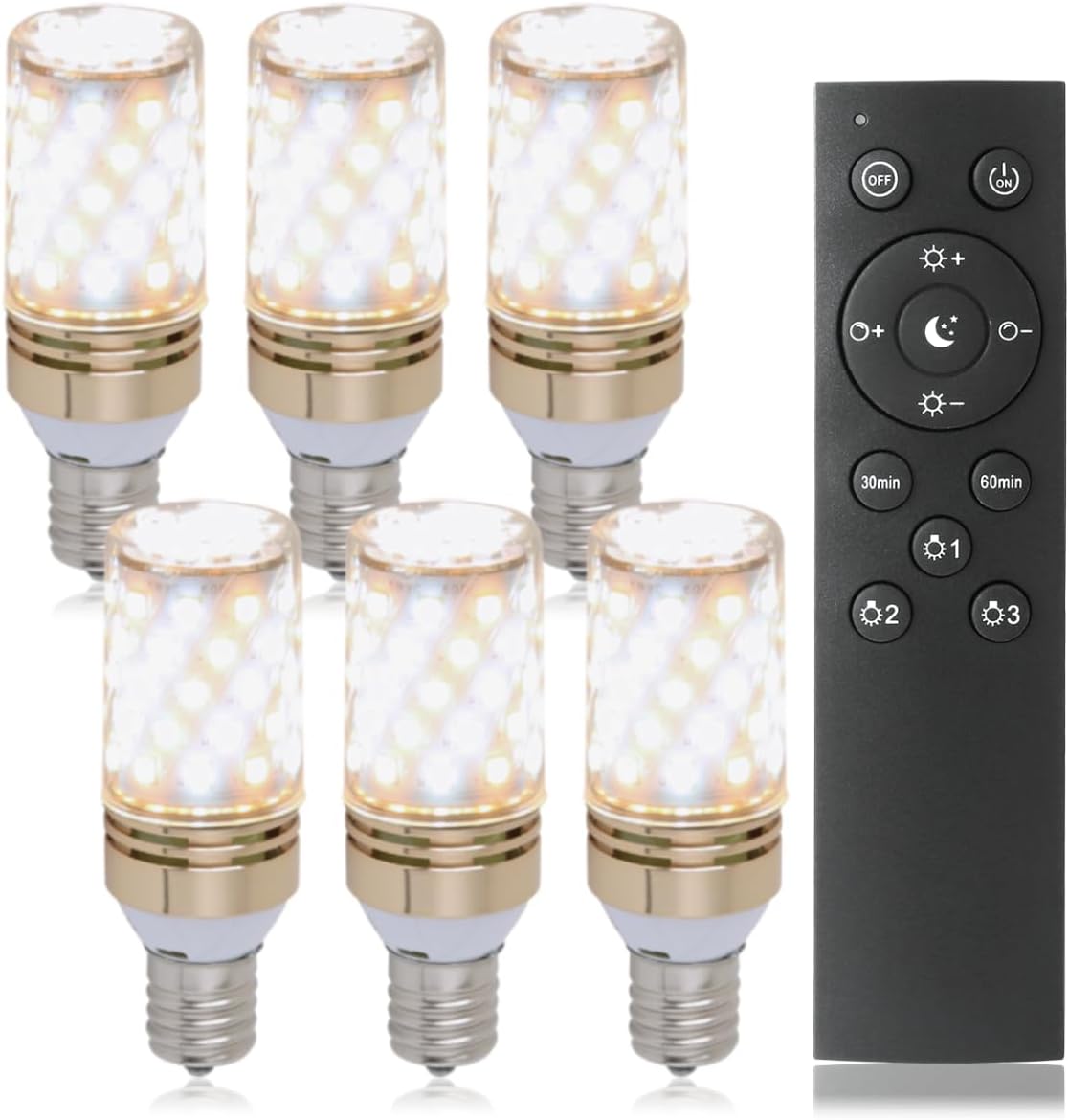 Amazon | WEIMALL LED電球 E17 電球色 調光機対応 リモコン付き 60W LEDライト LEDランプ 昼光色 昼白色 広配光 玄関 廊下 寝室 リビング 食卓 キッチン ...