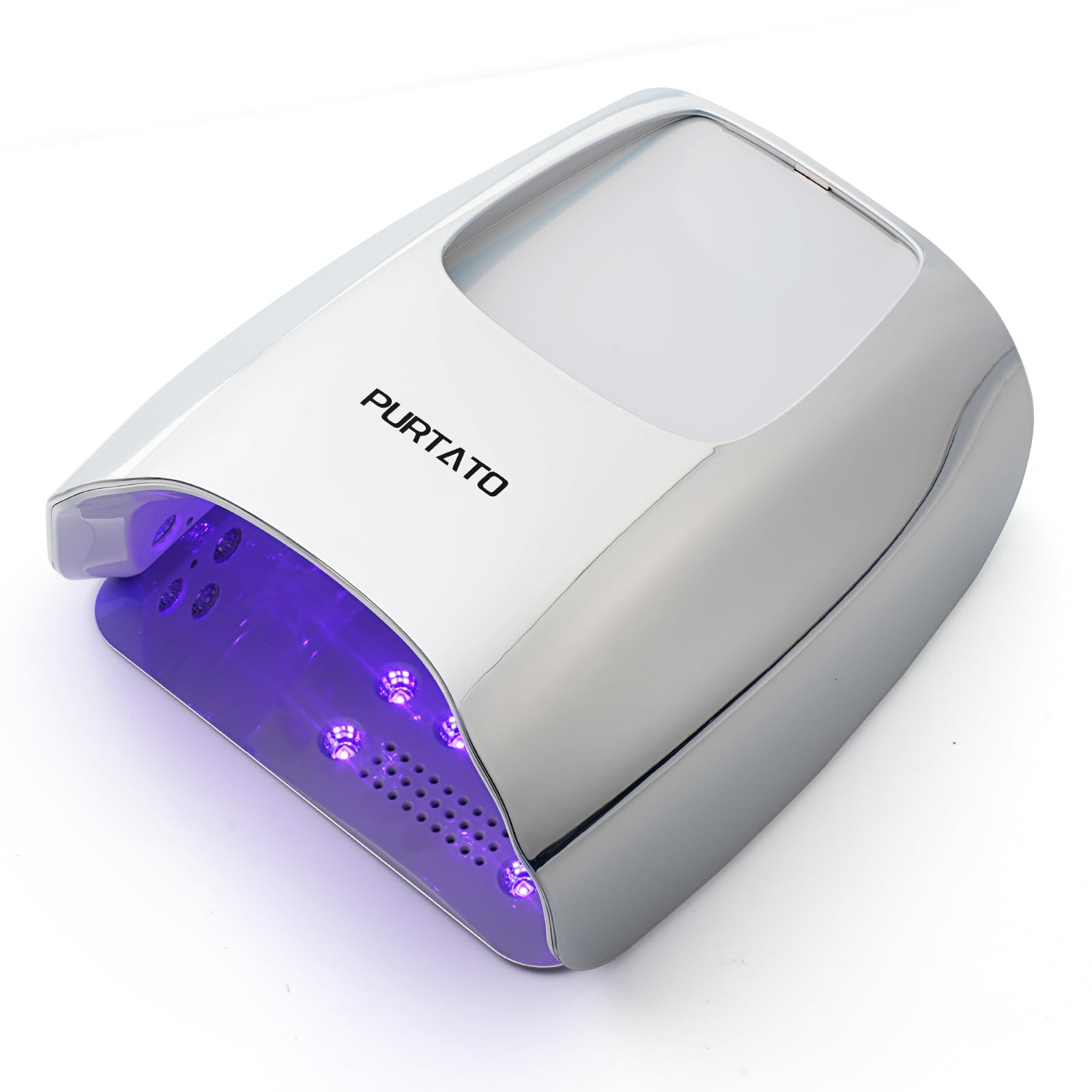 Amazon.com : Purtato Professional Cordless Rechargeable UV LED Nail Lamp with 4 Timer Setting ...