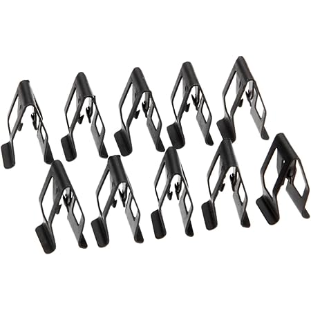 Amazon.com: 30 Pack Black Metal Retainer Clips, Universal Automotive ...