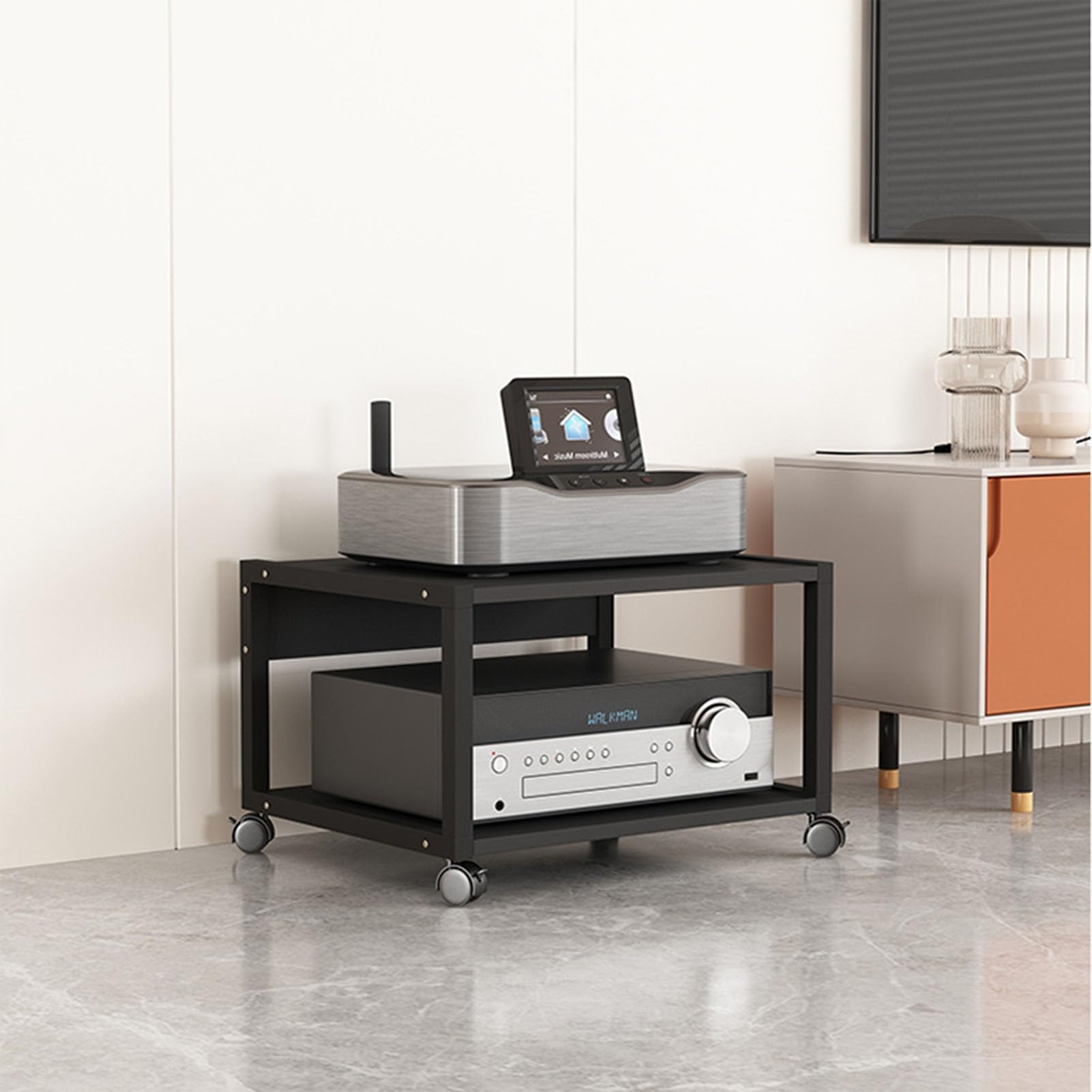 Amazon.com: 2/3/4/5 Tier Audio Rack CD Media Player Stand Audio/Video ...