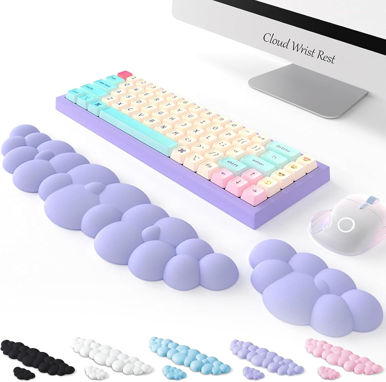 Amazon.com : Cloud Wrist Rest for Computer Keyboard, Ergonomic Wrist ...