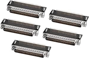 XYWHPGV D-sub Connector Plug 62 Pin 3 Row Right Angle Port Terminal Breakout Mechanical ...