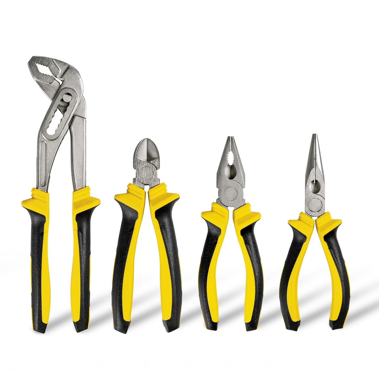 MISTER TOOL Zangen-Set 4-teilig – Seitenschneider, Spitzzange ...
