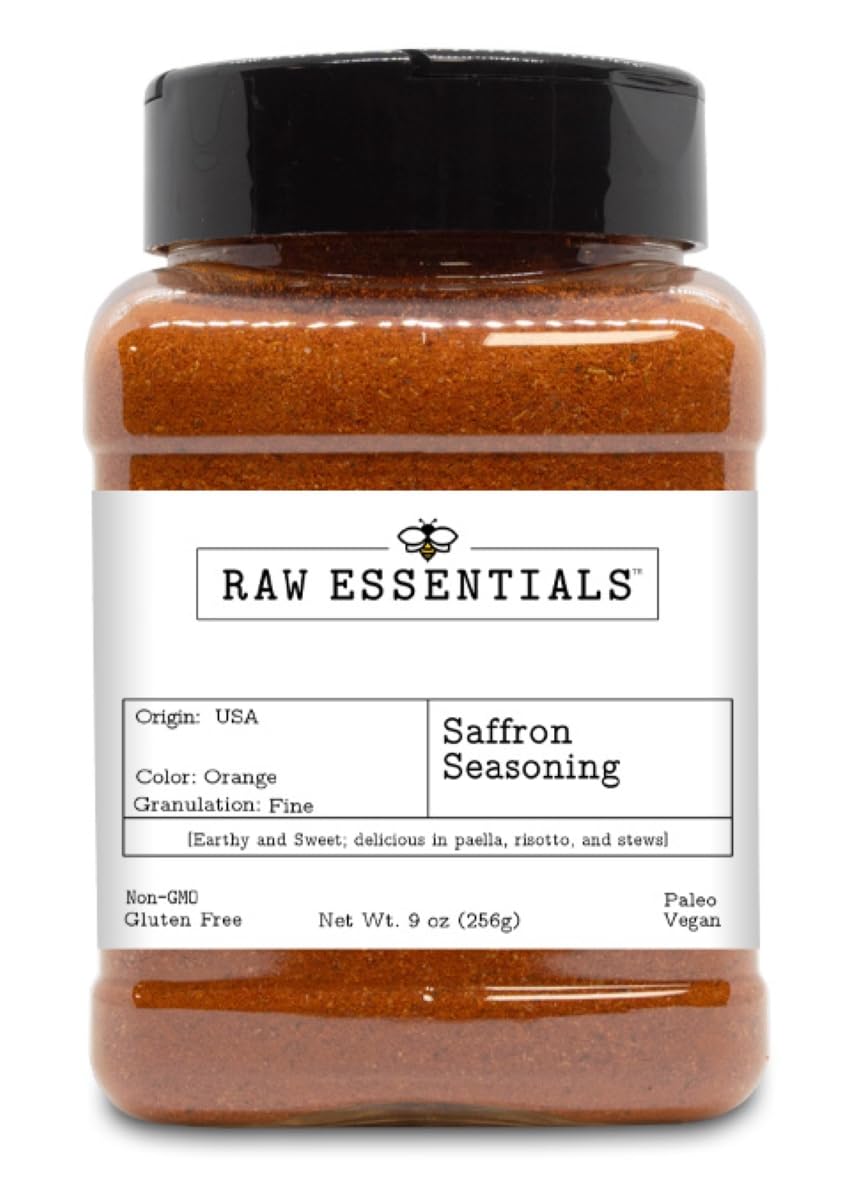 Amazon.com : Raw Essentials Saffron Seasoning - Earthy and Sweet ...