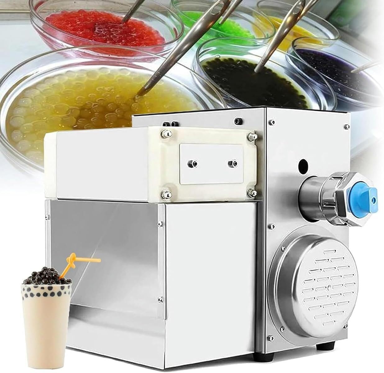 Amazon.com: Fully Automatic Tapioca Pearls Cooker, 400W Commercial Pot ...