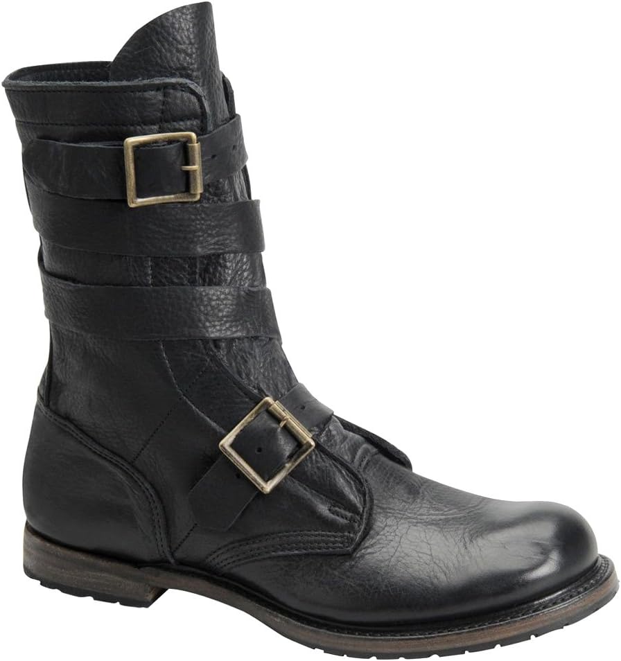 Amazon.com: Walk-Over Men's Vintage Collection-Isaac Tanker Boot, Black ...