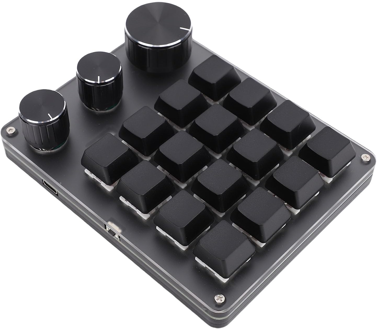 Amazon.com: PUSOKEI Custom Keypad, 16 Key Programmable Macro Pad with 3 ...