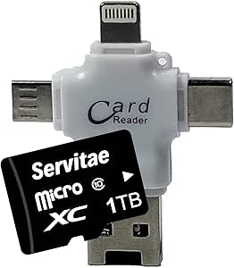 Servitae Memoria 1tb Android Pc USB-c Microusb 1 Tera OTG 4 en 1 ...