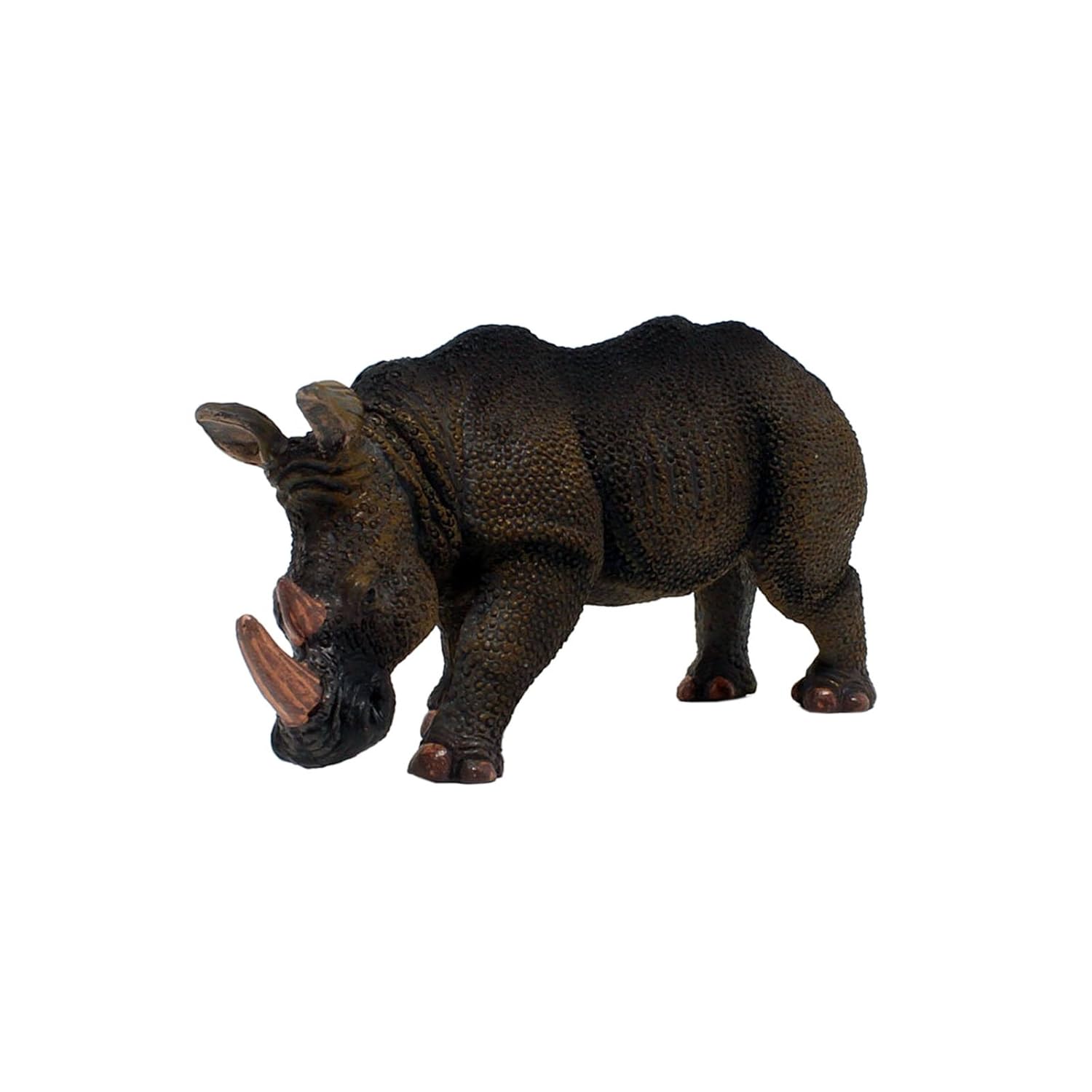 Buy Model Rhinoceros Animal Toy Figure 5 Inch - Realistically Detailed ...