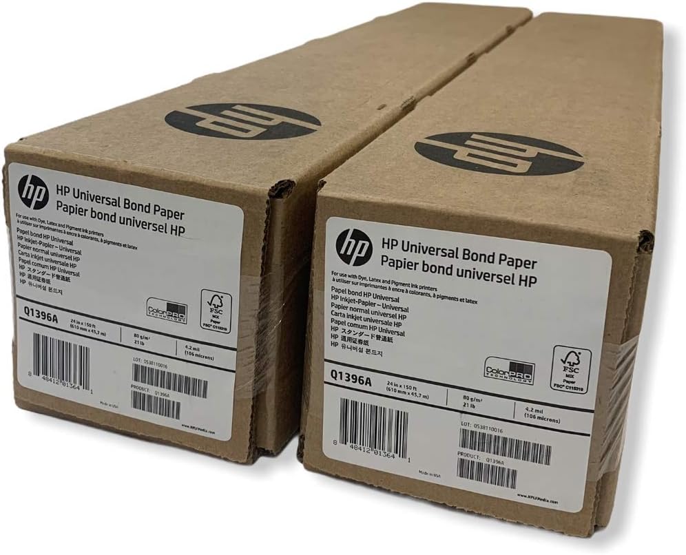 Amazon.com : HP : Designjet Large Format Paper for Inkjet Printers ...