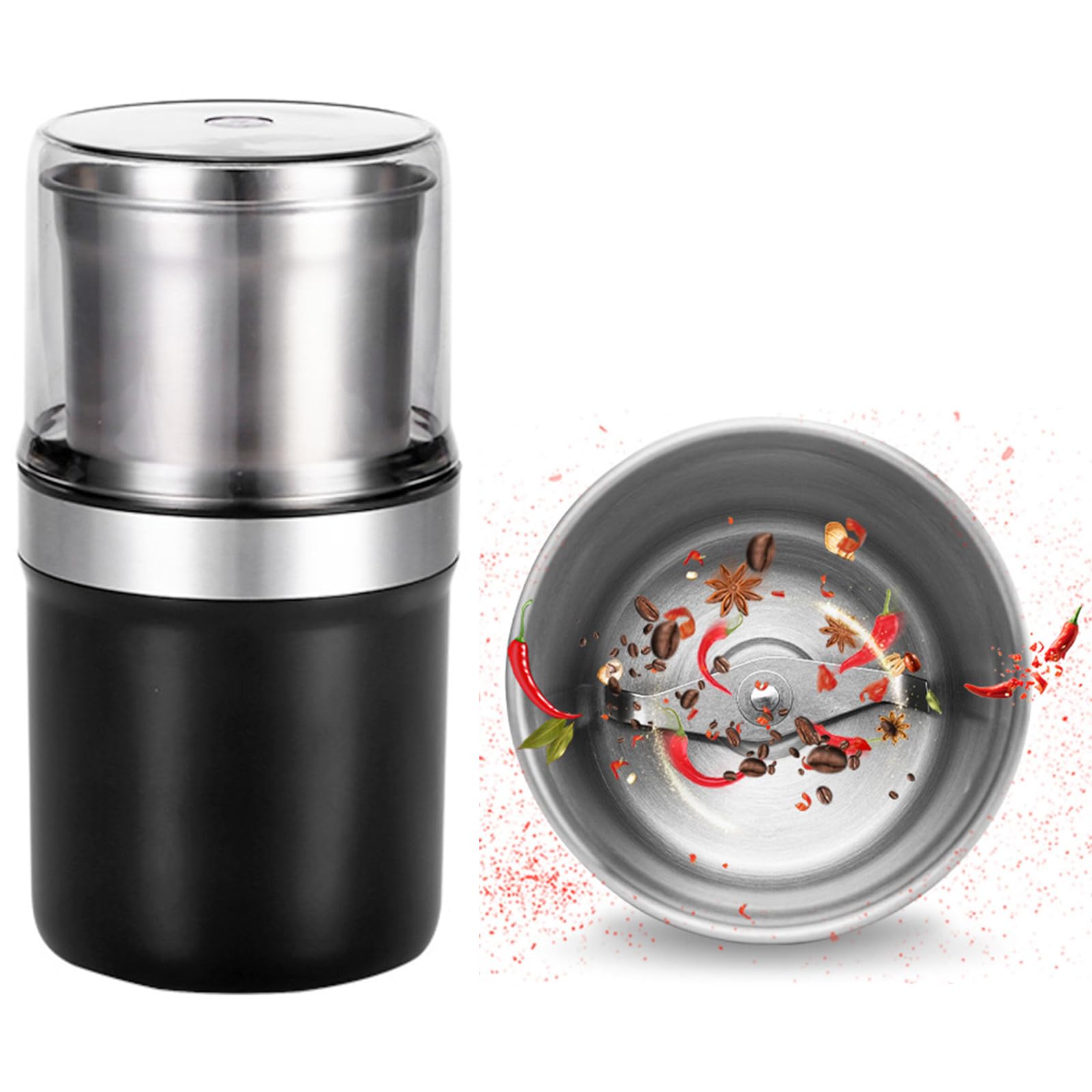 Amazon.com: Electric Coffee Blade Grinder One Touch Coffee Bean Grinder ...