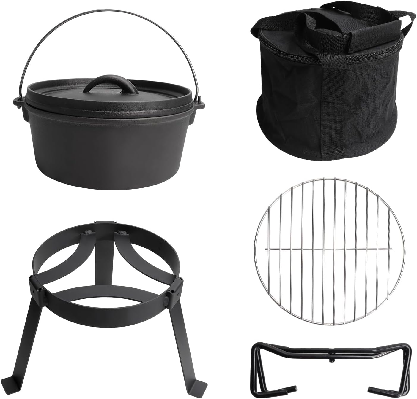Amazon.com: AJinTeby Outdoor Cooking Set,Campfire Kit, Camp Kitchen ...