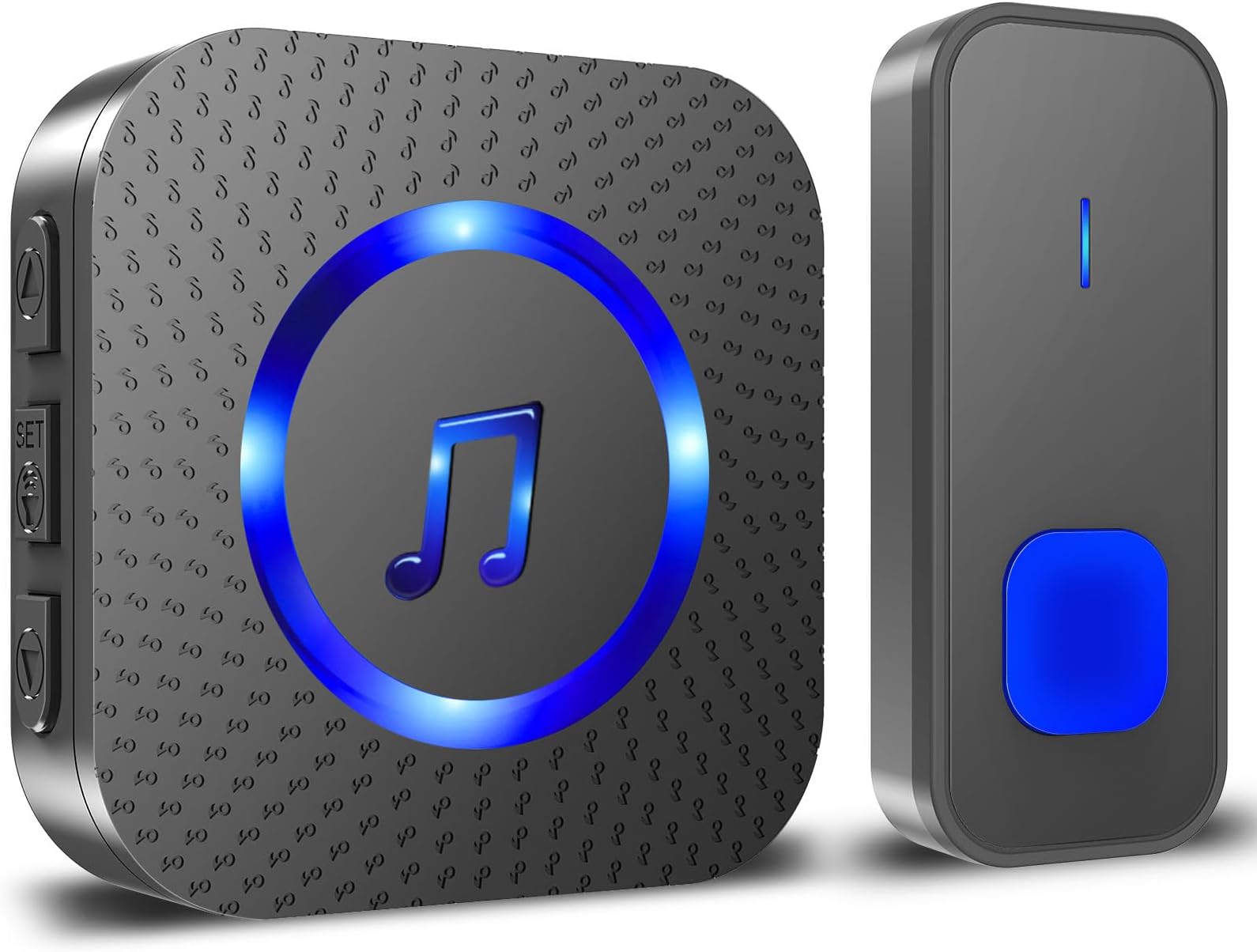 SURFOU Wireless Doorbell, Waterproof Wall Plug-in Cordless Door Chime ...