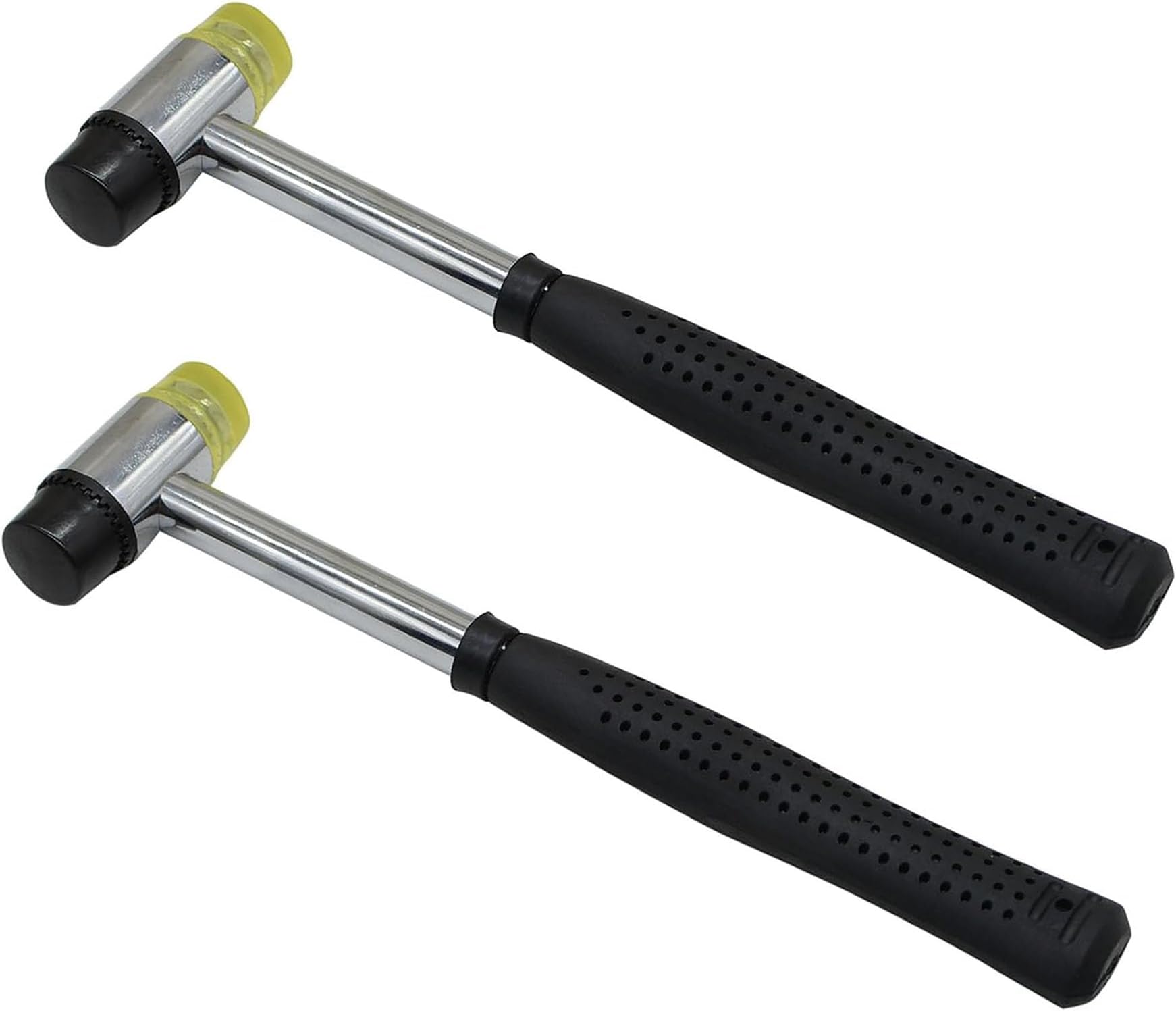 2 Pcs Black Rubber Hammer, 25mm Double Face and Widely Used for ...