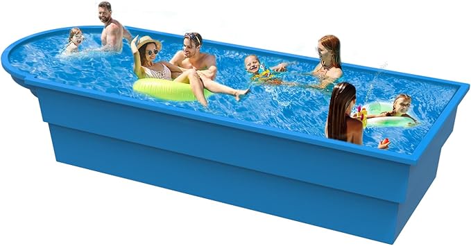 Amazon.com: Fiberglass Swimming Pool Set Inground with Sand Filter、Pool ...