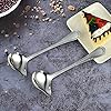 Amazon.com: Worldity 2 Pack Stainless Steel Saucier Drizzle Spoon with ...