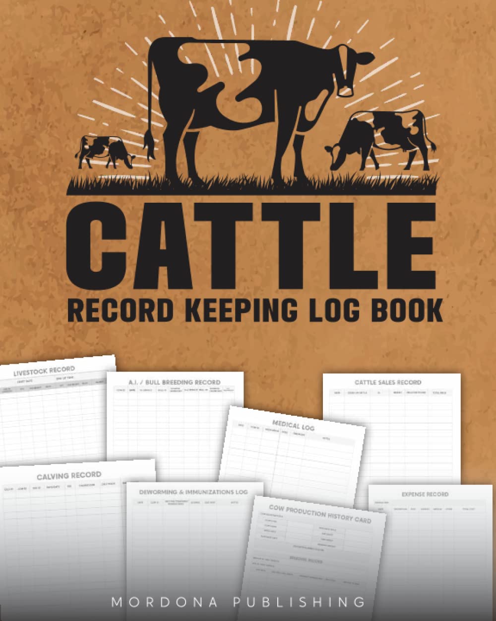 Amazon.com: Cattle Record Keeping Log Book: An Awesome Log Book with ...