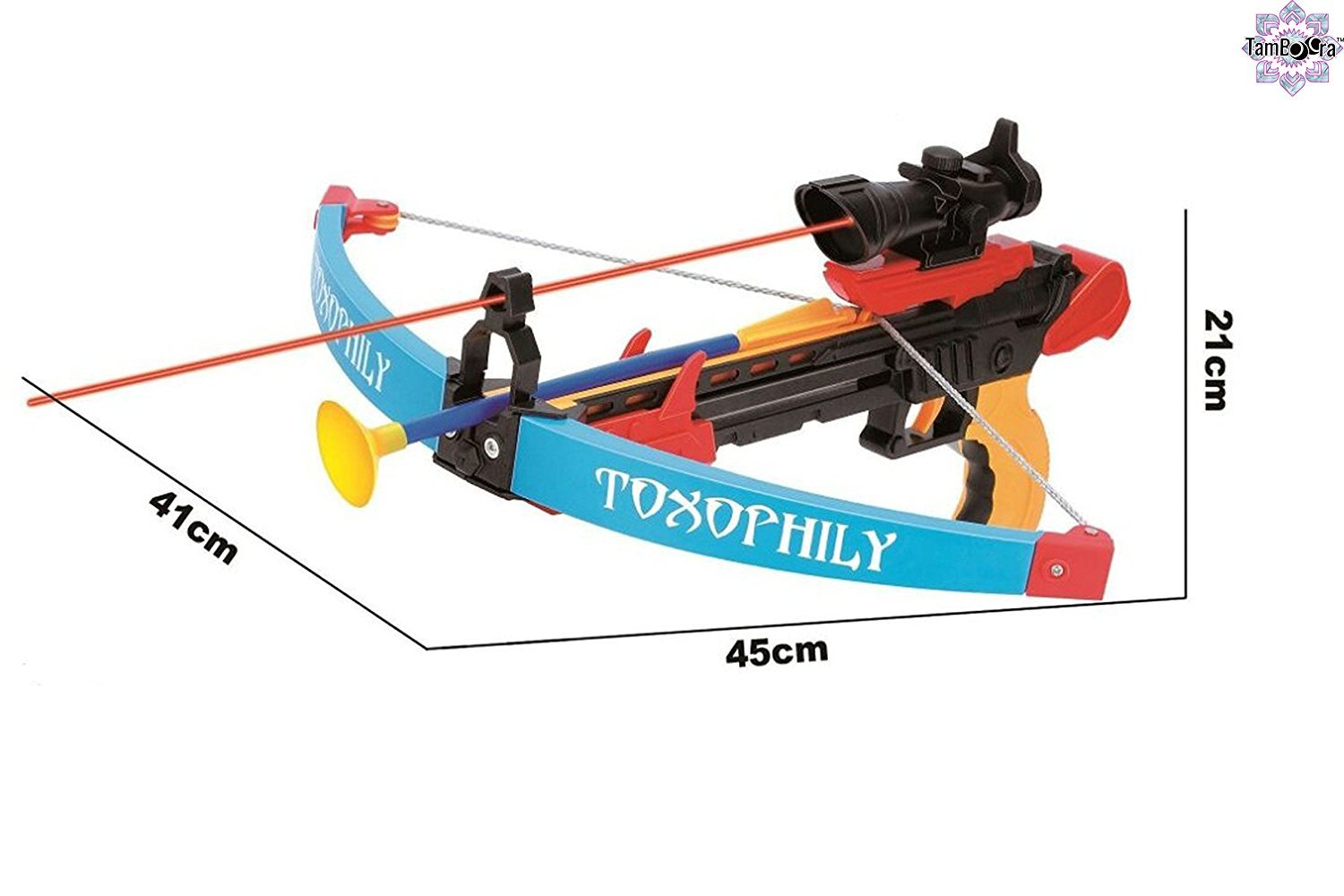 IndusBay Crossbow Shooting Toy Set with Laser Target, Cross Bow Archery ...