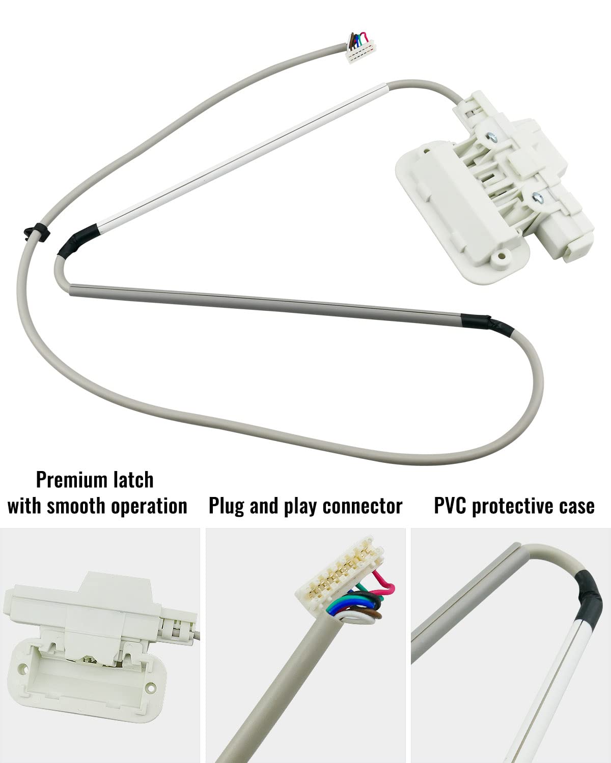 W10810403 Washer Door Latch Lid Lock Assembly Fit for Whirlpool Cabrio ...