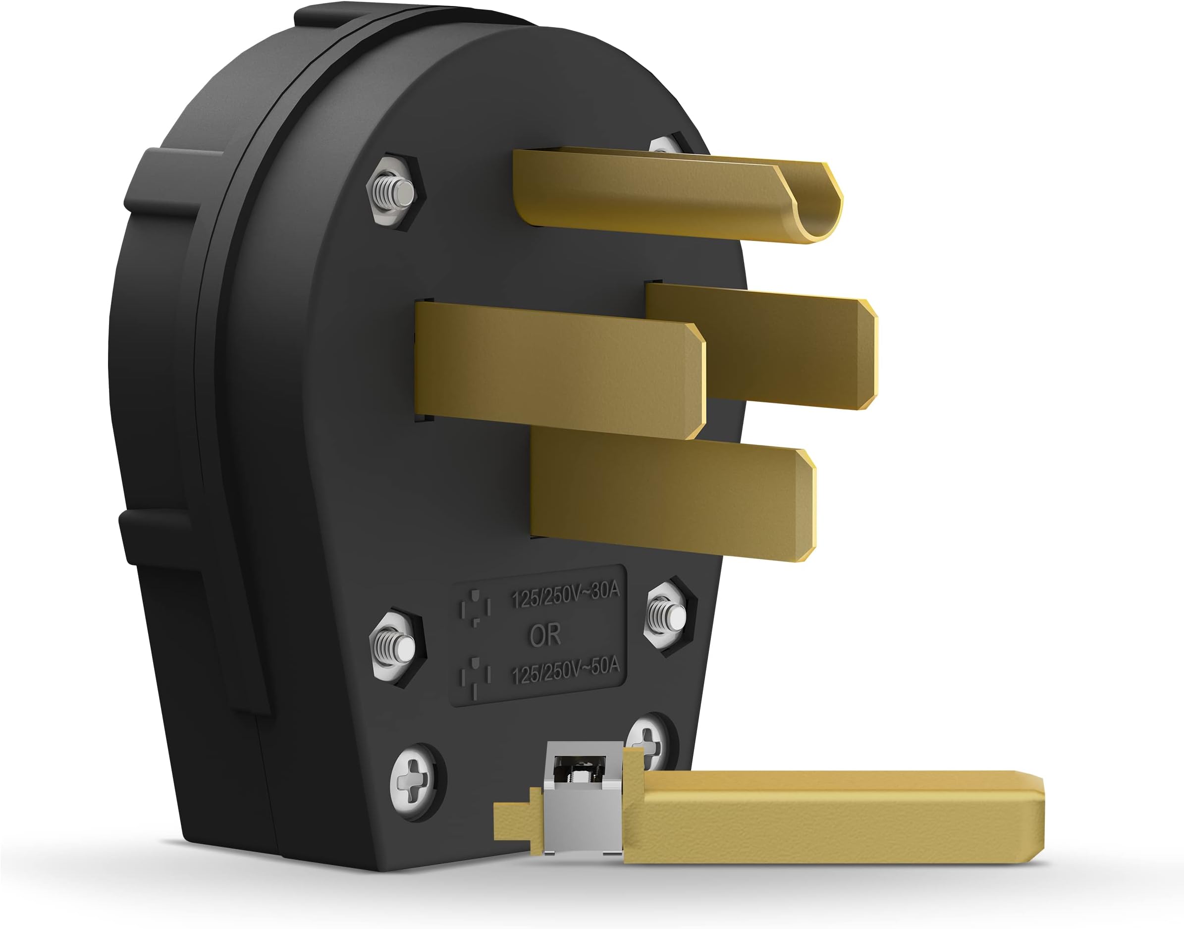 Amazon.com: Miady 50AMP RV Replacement Female Plug with Easy Unplug ...