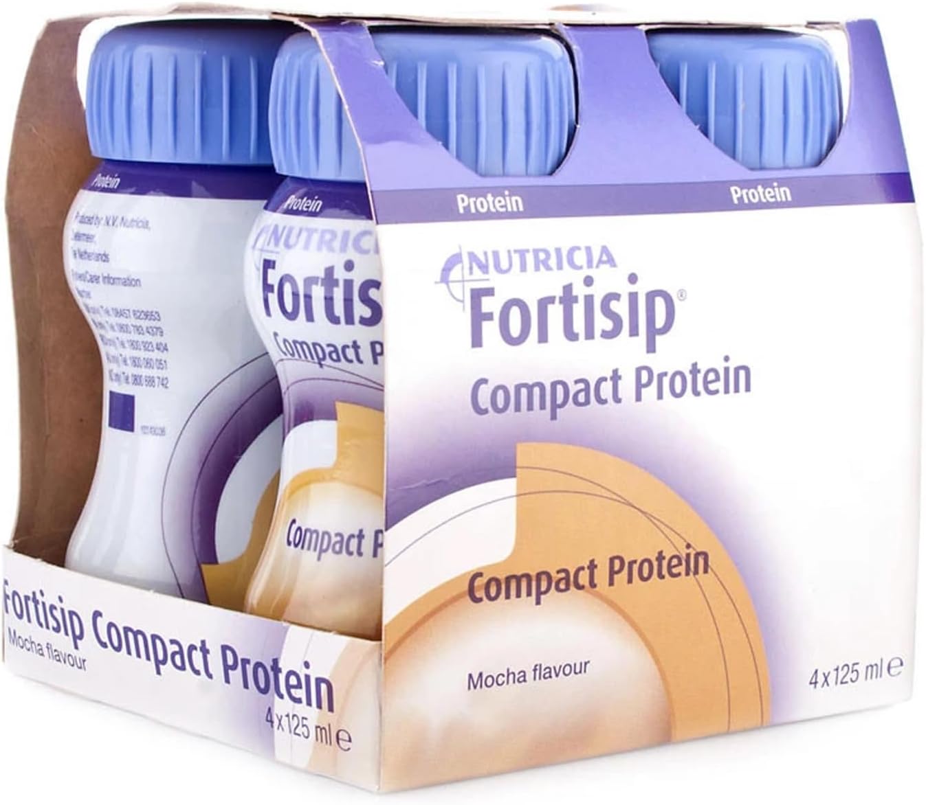 Fortisip Compact Protein Mocha 4x125ml : Amazon.co.uk: Health ...