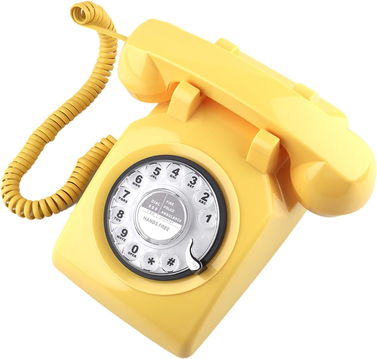 Amazon.com : Rotary Phone, MCHEETA 1960's Retro Dial Phone, Classic ...