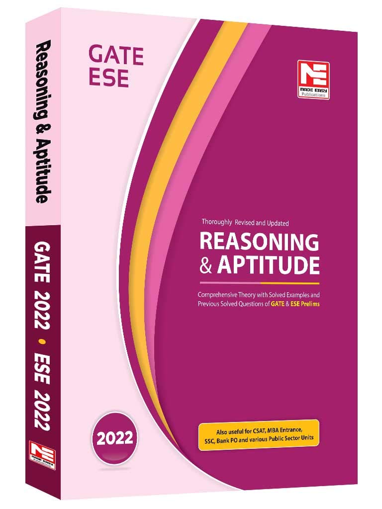MADE EASY Reasoning & Aptitude - For GATE & ESE 2022 : Amazon.in: Books