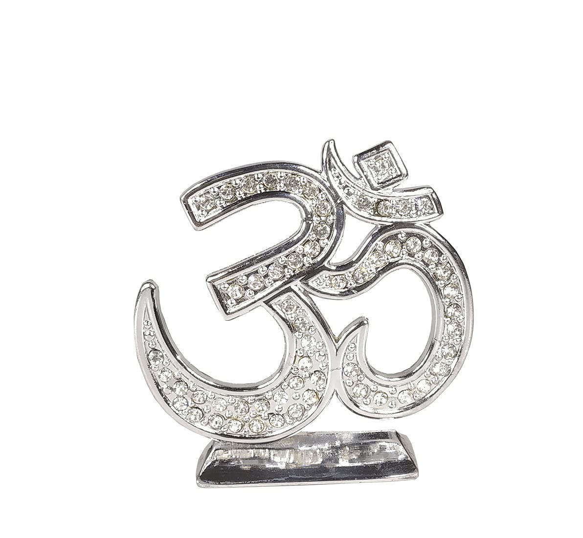 Buy Adhvik Metal Hindu Religious Symbol Om Shiv Idol Nug Diamond Statue ...