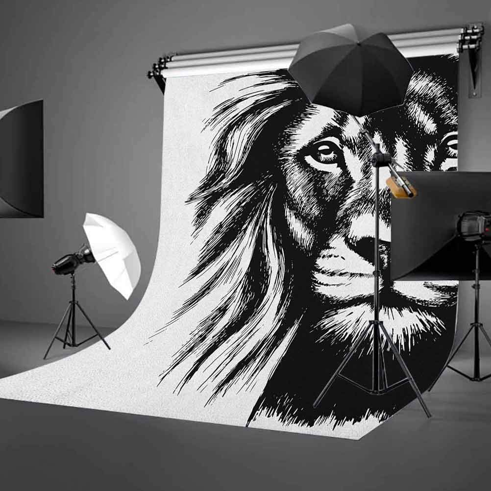 Buy 7x10 FT Lion Vinyl Photography Background Backdrops,Wild Safari ...