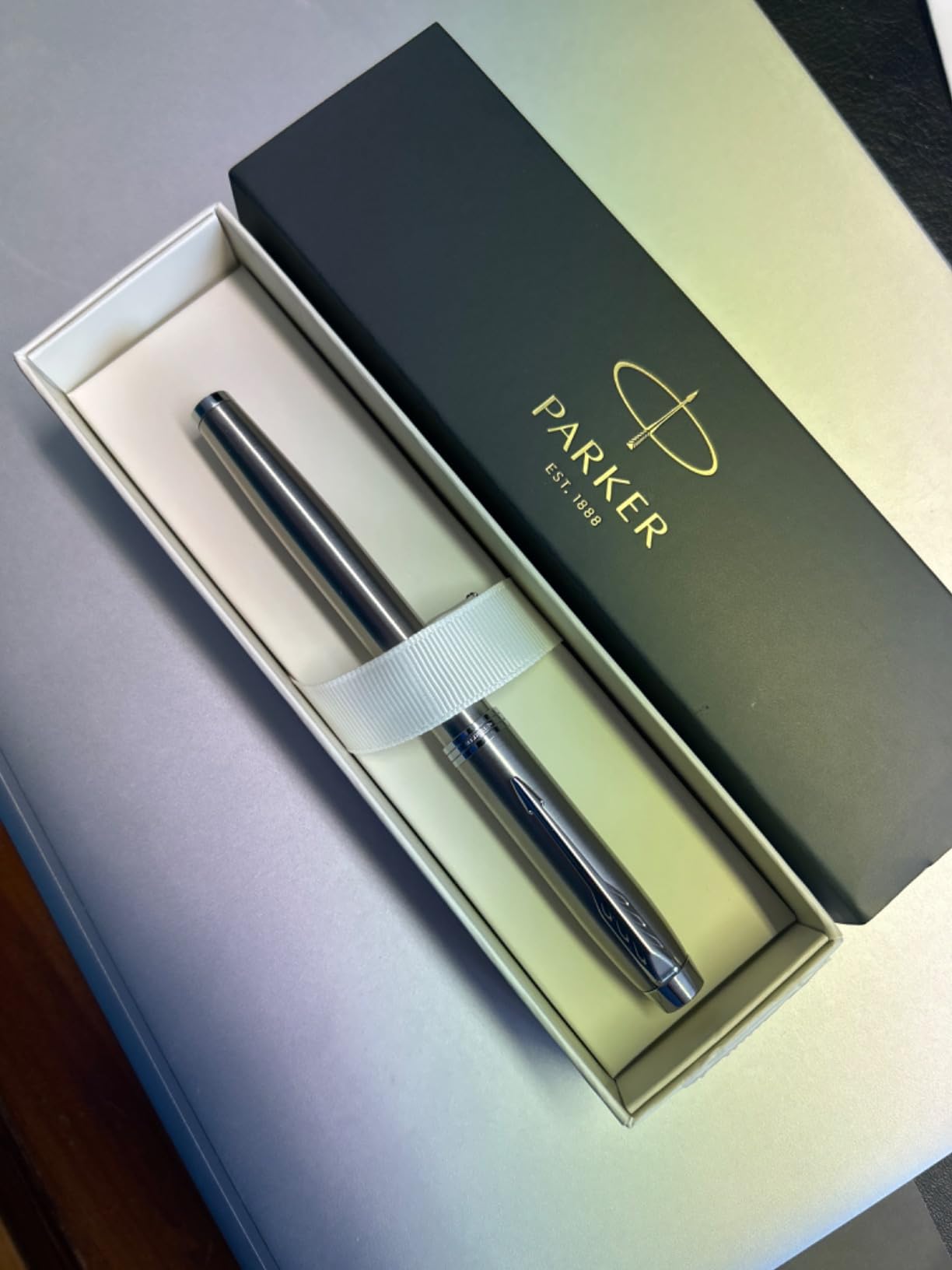 PARKER IM Fountain Pen | Stainless Steel with Chrome Trim | Fine Point ...