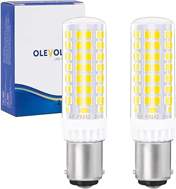 OLEVOLT B15D LED Bulbs 7W Dimmable, 770LM Neutral White 4000K ...