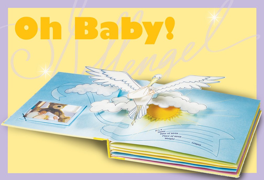 Amazon.com : Baby Pop-Up Photo Album by Goffengel Workshop : Pop Up ...