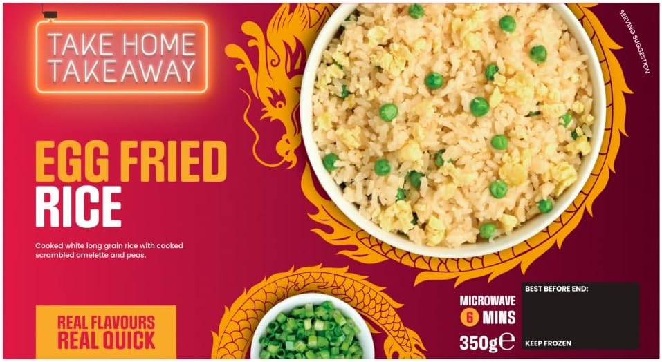 The Authentic Food Company Takeaway Egg Fried Rice 350g : Amazon.co.uk ...