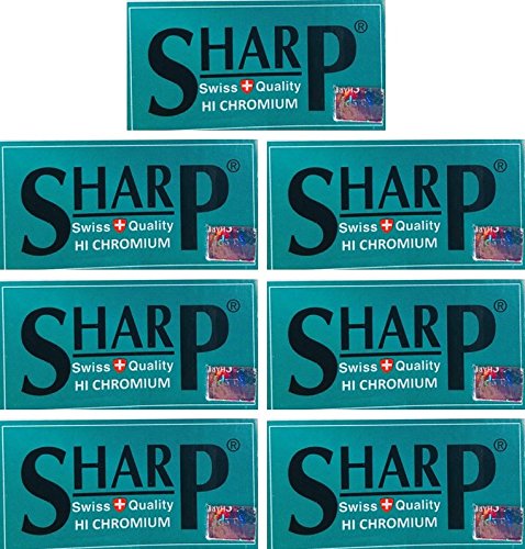 Amazon.com: Sharp Hi Chromium Razor Blades, 35 count : Beauty ...