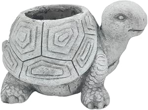Amazon.com : Comfy Hour 14" Turtle Planter for Indoor and Outdoor Plant ...