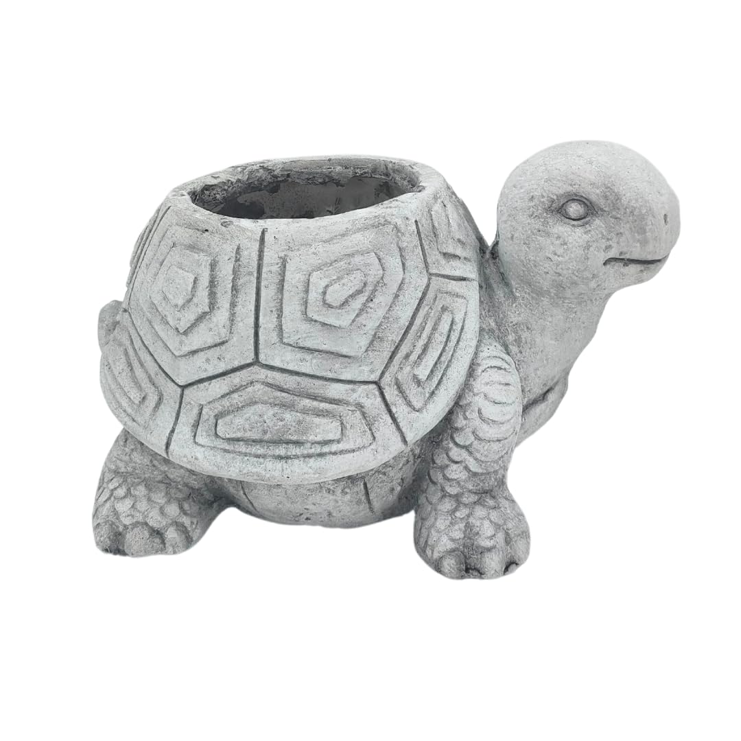 Amazon.com : Comfy Hour 14" Turtle Planter for Indoor and Outdoor Plant ...