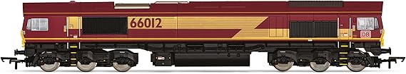 Hornby R30370 DB, Class 66, Co, 66012-Era 11 Railway Locomotives, Metal ...