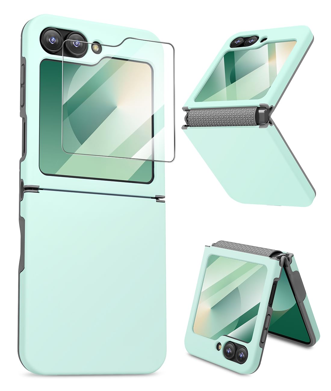 Caka for Galaxy Z Flip 6 Case, Samsung Flip 6 Case with [Hinge ...
