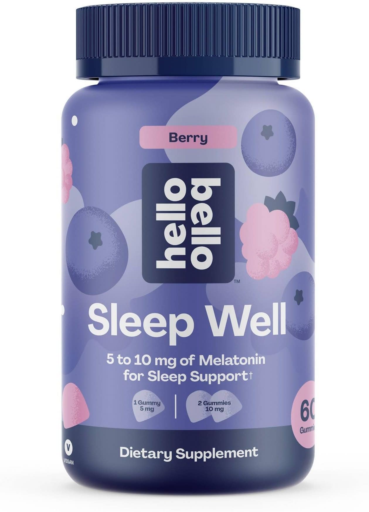Amazon.com: Hello Bello Sleep Well Melatonin and Botanicals Gummy ...